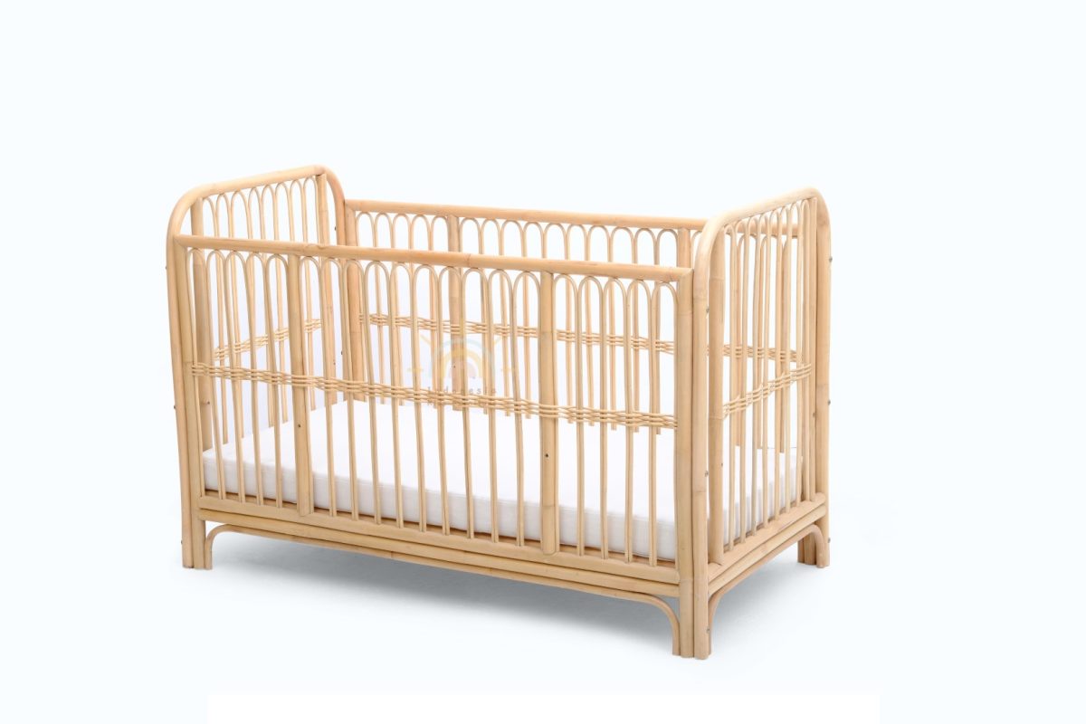 Kalu Rattan Baby Cot - Indonesia rattan kids baby furniture wholesale | toy